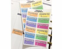 Unique property of sticker related items | Etsy