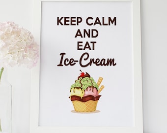 Dessert poster | Etsy