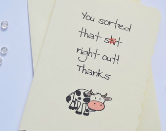 Unique sarcastic thank you related items | Etsy