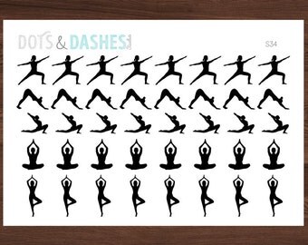 Workout stickers | Etsy