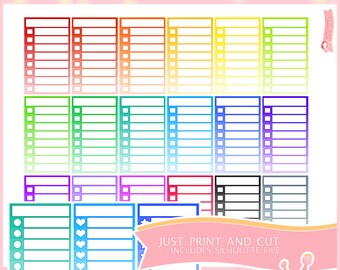 Square checklist | Etsy