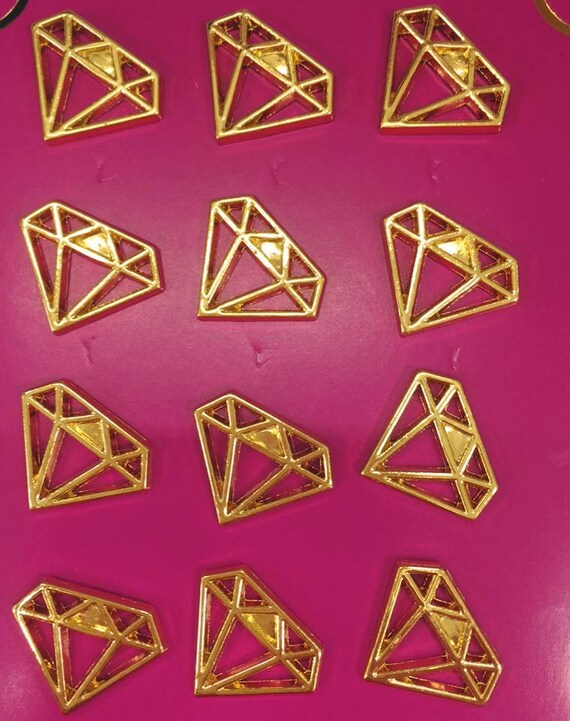 Gold-shaped Push Pins