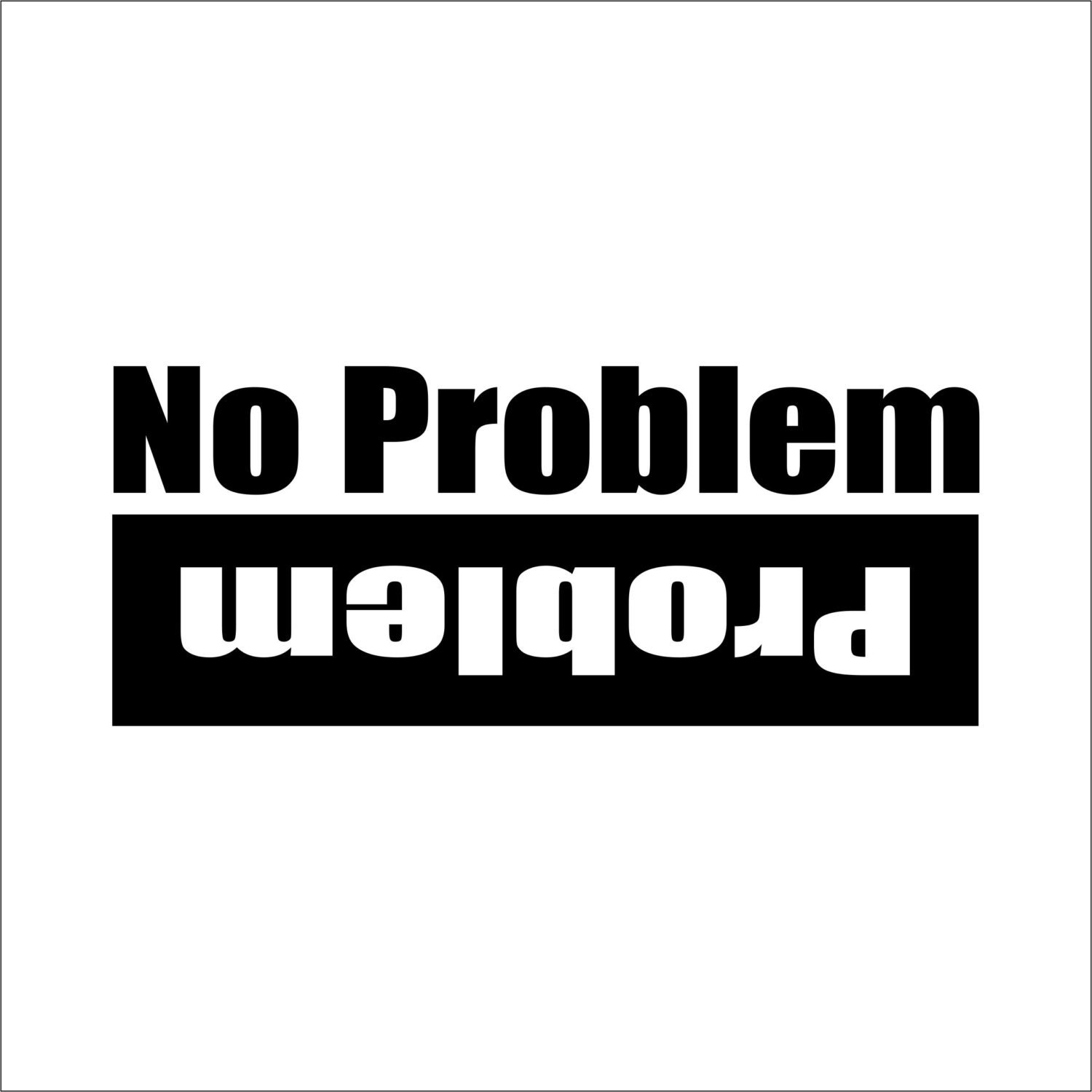 No Problem Problem Off Road Jeep Sticker Decal