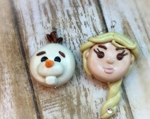 Unique elsa polymer clay related items | Etsy