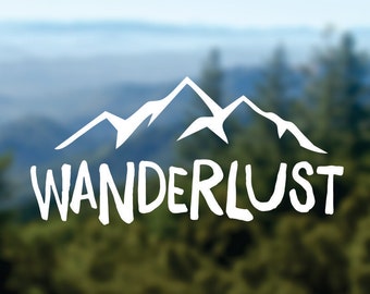 Wanderlust decal | Etsy