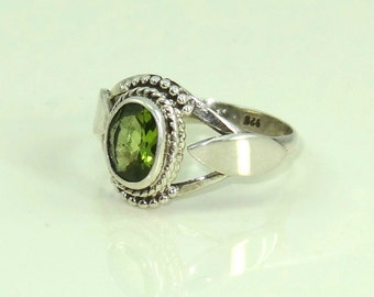 Peridot ring | Etsy