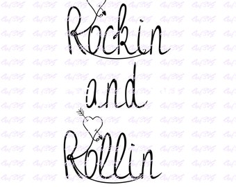 Rockin svg | Etsy