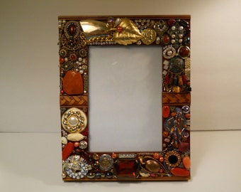 Unique jeweled photo frame related items | Etsy