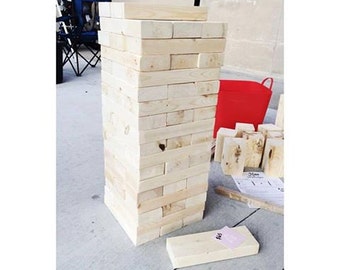 Unique giant jenga related items | Etsy