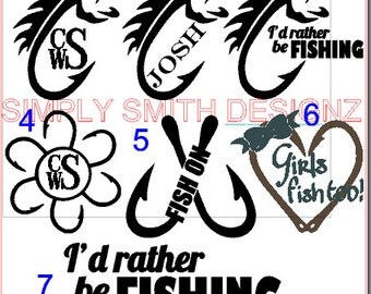 Girls fish too | Etsy