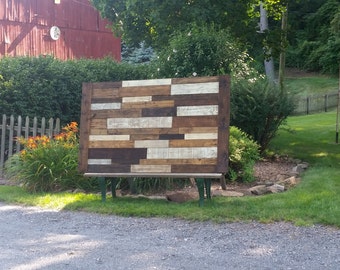 Primitive headboard | Etsy