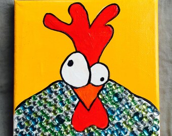 Cartoon chickens | Etsy