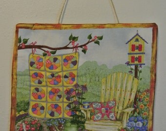 Quilted wall hanging | Etsy