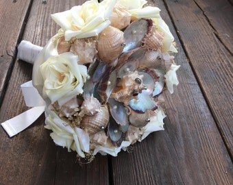 Unique seashell bouquet related items | Etsy