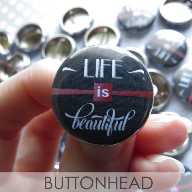 Custom Button Pins Magnets Mirrors Temporary Tattoos by Buttonhead