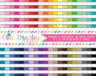 Primary Colors Digital Paper Pack Instant by ErinBradleyDesigns