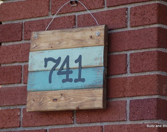 Unique house numbers | Etsy