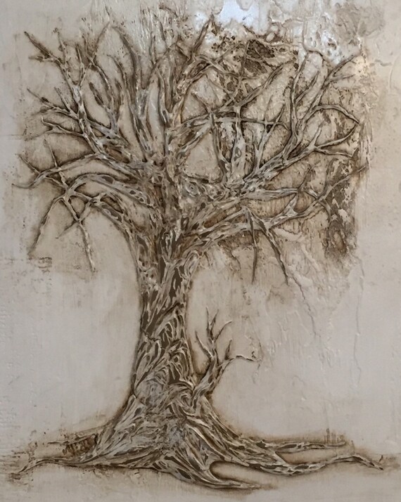 Tree Sculpture Wall Decor Tree ArtMixed by DesignsByLindaHardy