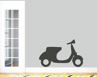 Scooter vinyl decal | Etsy
