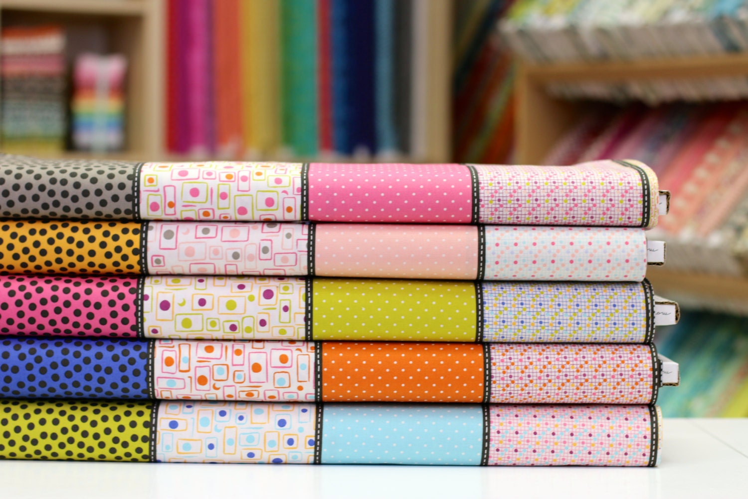 Lollies Half Yard Bundle by Jen Kingwell for Moda fabrics 5