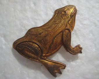 Brass frog | Etsy