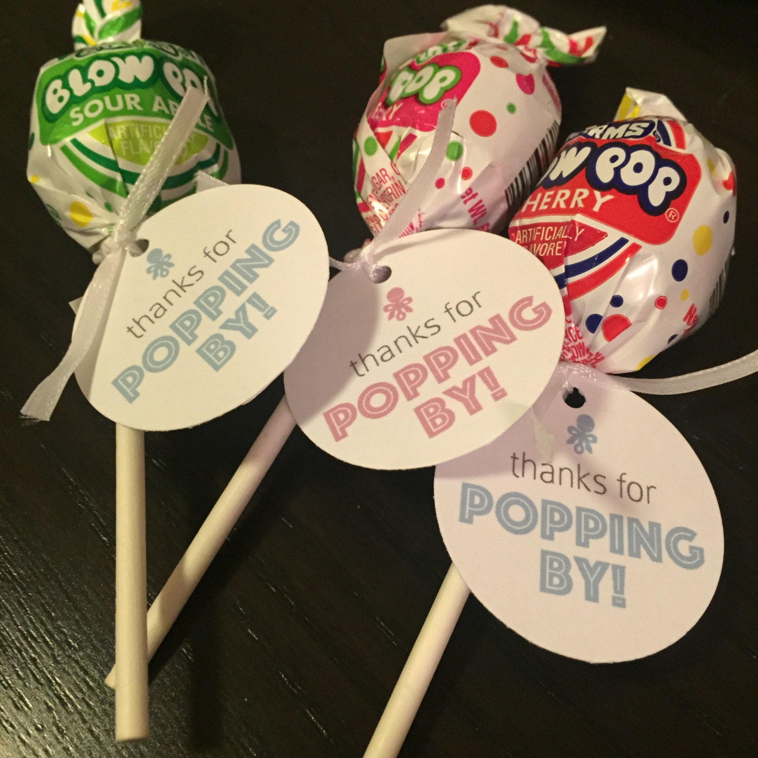 Thanks For Popping By Tags Set of 24