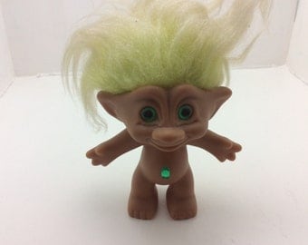 Green hair troll | Etsy