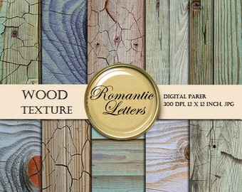 SALE Digital paper wood digital backdrop wood by RomanticLetters