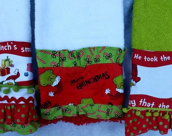 Unique grinch towels related items | Etsy