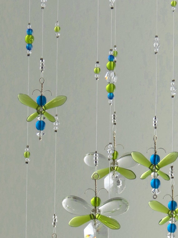 Spring Decoration Green Firefly Nursery Ideas Baby Boy Mobile