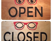 Unique closed sign related items | Etsy