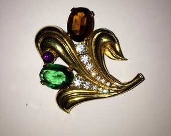 Carolee brooch | Etsy