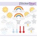 Weather Clipart 18 Pieces PNG Digital Clipart Instant