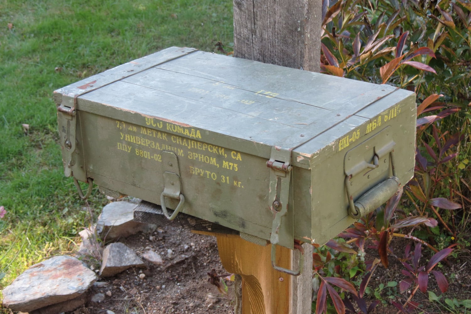 Incredible Vintage Latchable Wooden Romamian Ammo Box – Haute Juice