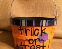 Unique halloween basket related items | Etsy