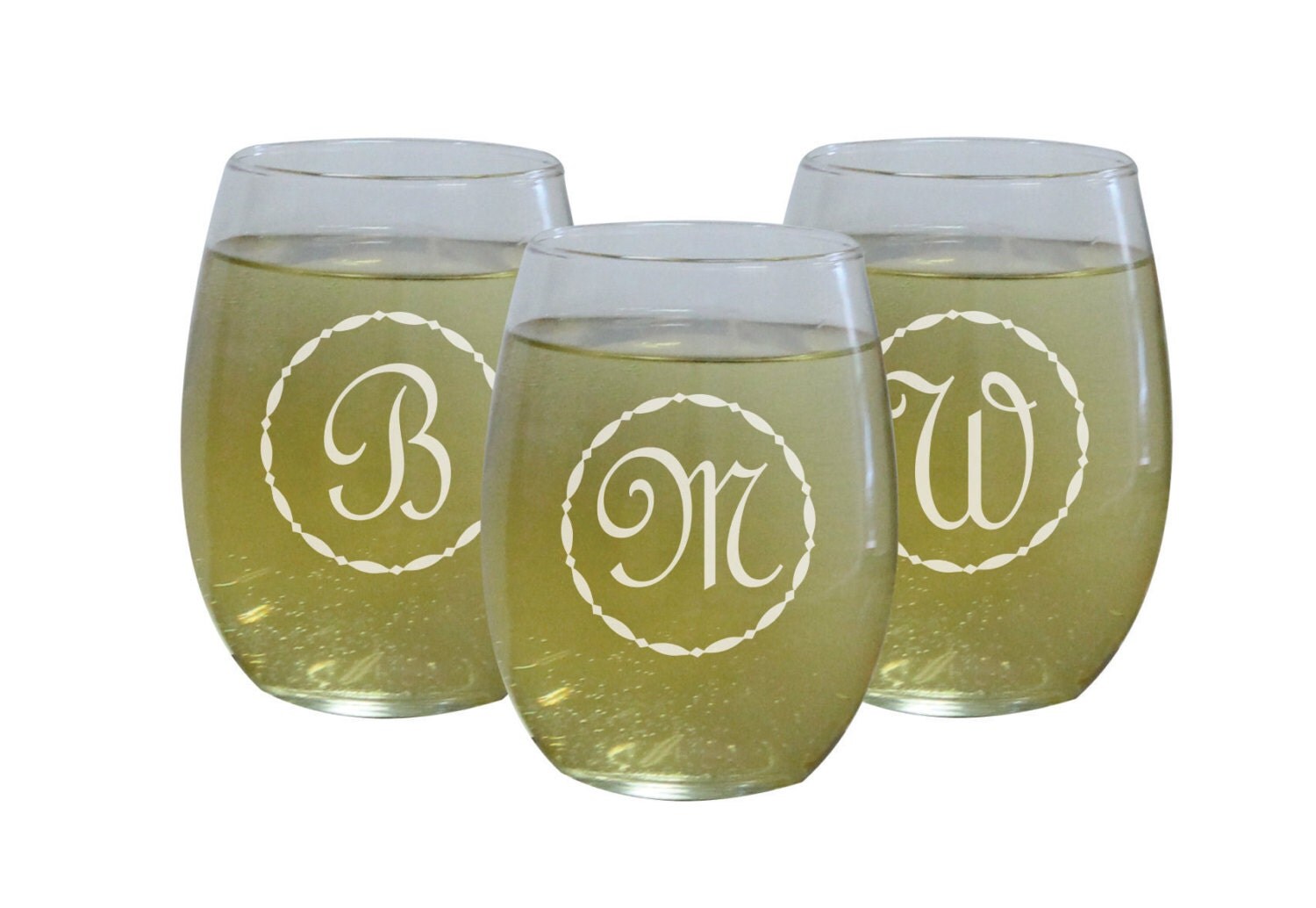 Custom Stemless Wine Glasses Personalized Wine Glasses