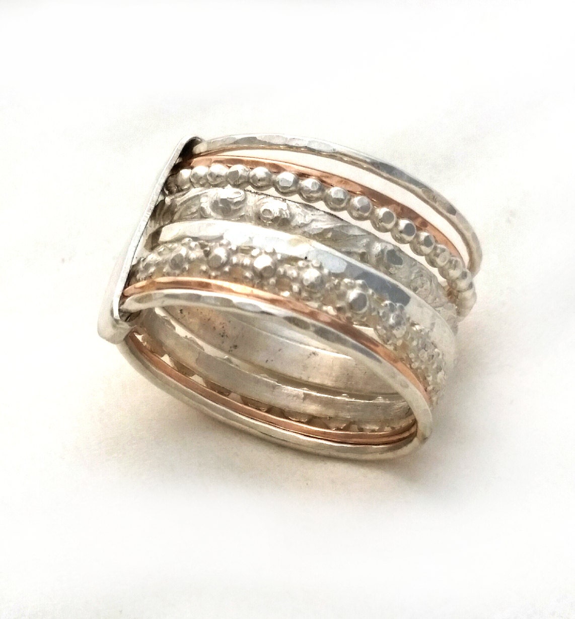 Gorgeous women's stacking ring chic and glamorous