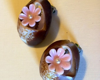 Pink cowrie shell | Etsy