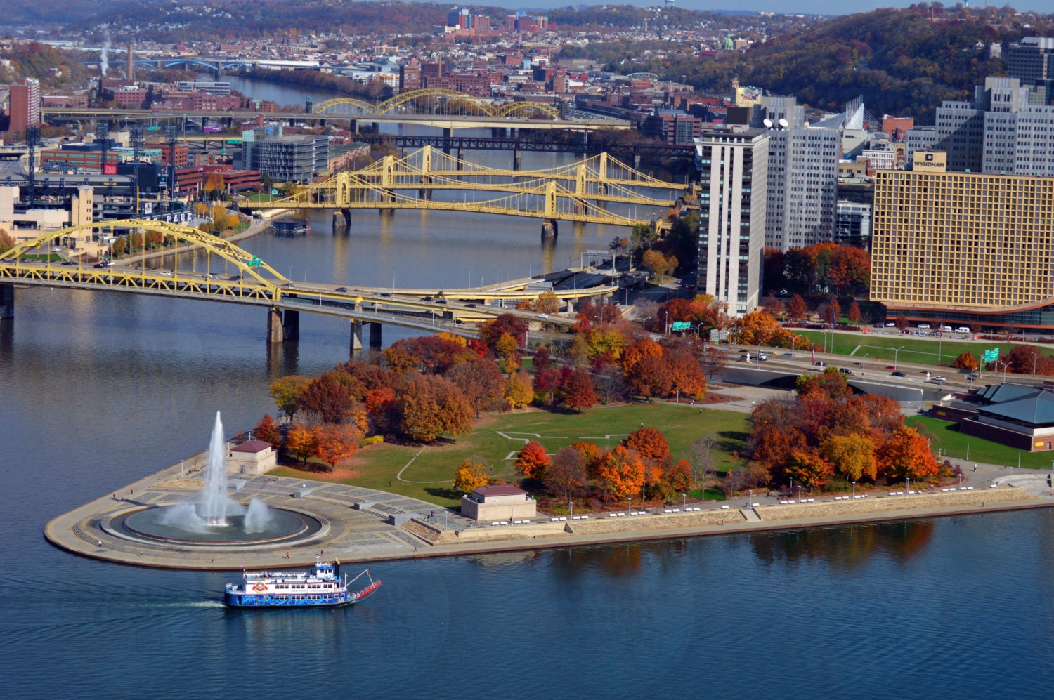 Pittsburgh Skyline Photography Autumn in the Steel City