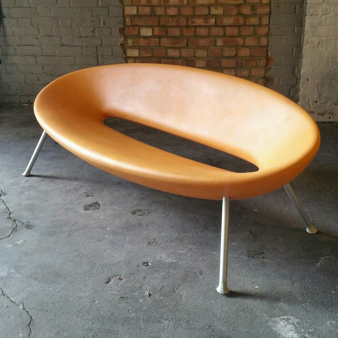 Kartell Ploof SOFA by Philippe Starck Original MUSTARD Made in Italy 2 ...