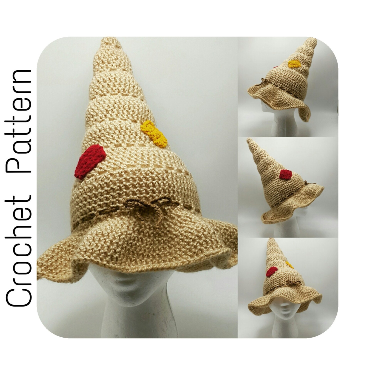 Crochet PATTERN Scarecrow Hat Crochet Pattern Crochet