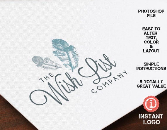 Instant Logo Design Instant Download IL004