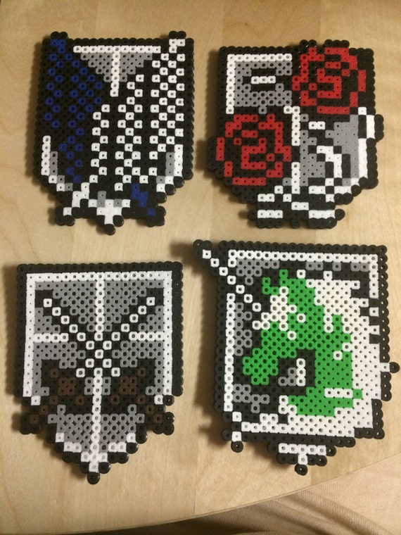 Attack on Titan AOT Perler Bead by WSquaredCreations on Etsy