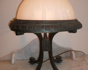 Glass dome lamp | Etsy