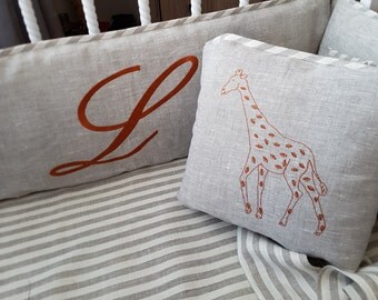 Giraffe baby bedding | Etsy