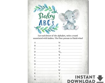 Abc baby shower | Etsy