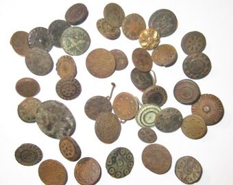 Colonial buttons | Etsy