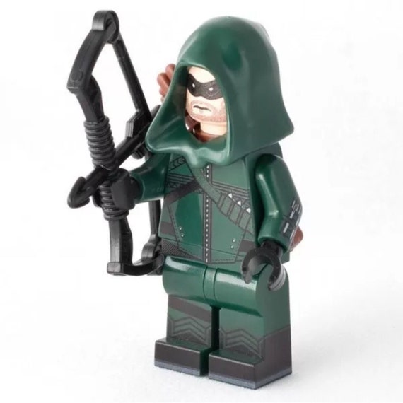 United Bricks Custom Printed LEGO CW Green Arrow Minifig