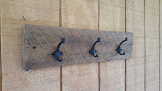 Items similar to ON SALE 21.99 Rustic Farmhouse Coat Rack / Rustic ...