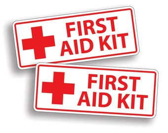 First aid stickers | Etsy